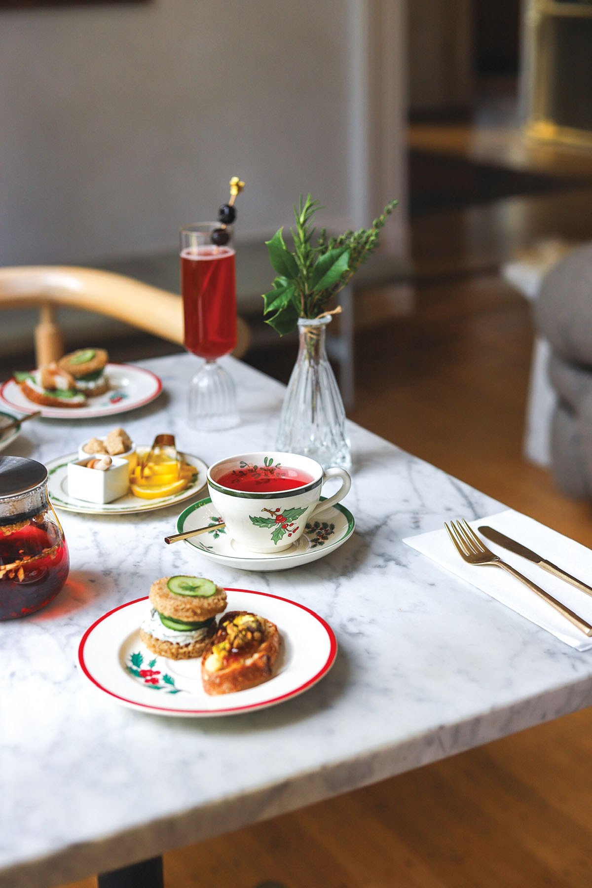 Formal afternoon tea has become a delightful (and delicious!) holiday ...